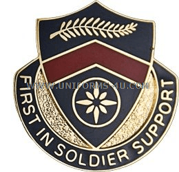 U.S. ARMY 1ST PERSONNEL SERVICES BATTALION UNIT CREST (DUI)