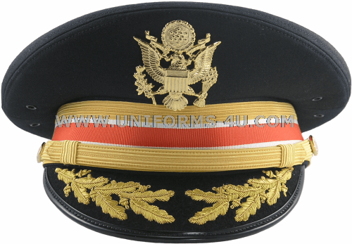 U.S. ARMY SERVICE CAP FOR FIELD GRADE SIGNAL CORPS OFFICERS