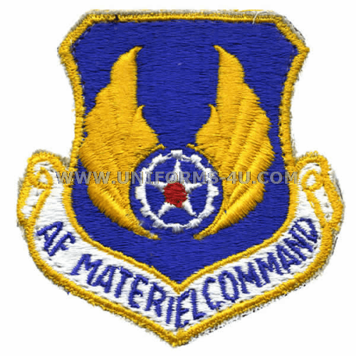 AIR FORCE MATERIEL COMMAND WITH VELCRO FULL COLOR PATCH
