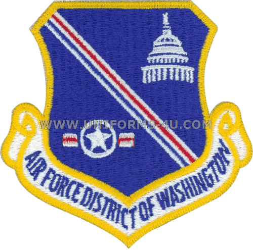 AIR FORCE PATCH AIR FORCE DISTRICT OF WASHINGTON FULL COLOR