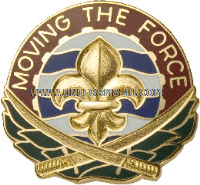 U.S. ARMY 318TH TRANSPORTATION AGENCY UNIT CREST (DUI)