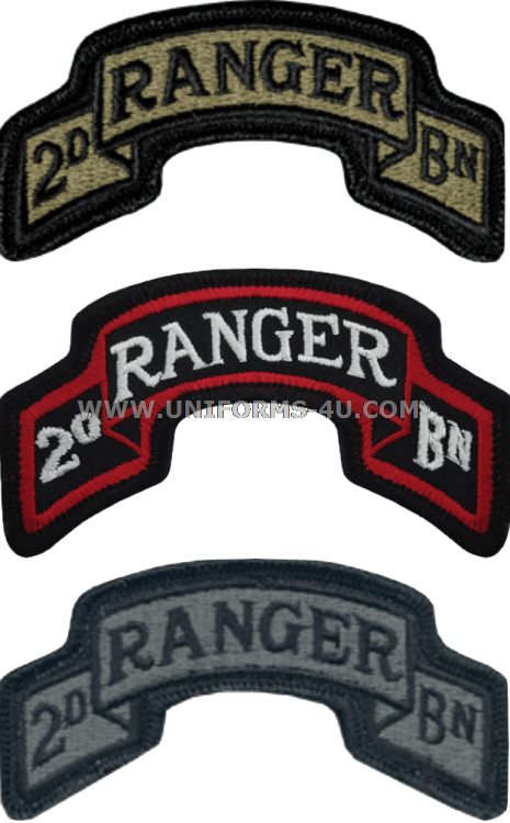 2-75TH INFANTRY SCROLL ACU MILITARY PATCH