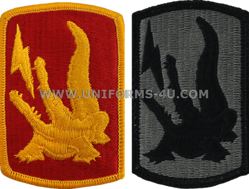 227TH FIELD ARTILLERY BRIGADE ACU MILITARY PATCH