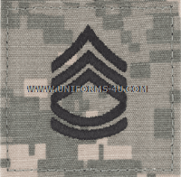 ARMY COMBAT UNIFORM (ACU) SERGEANT FIRST CLASS RANK INSIGNIA