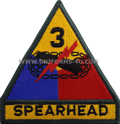 US ARMY 3RD ARMOR DIVISION PATCH